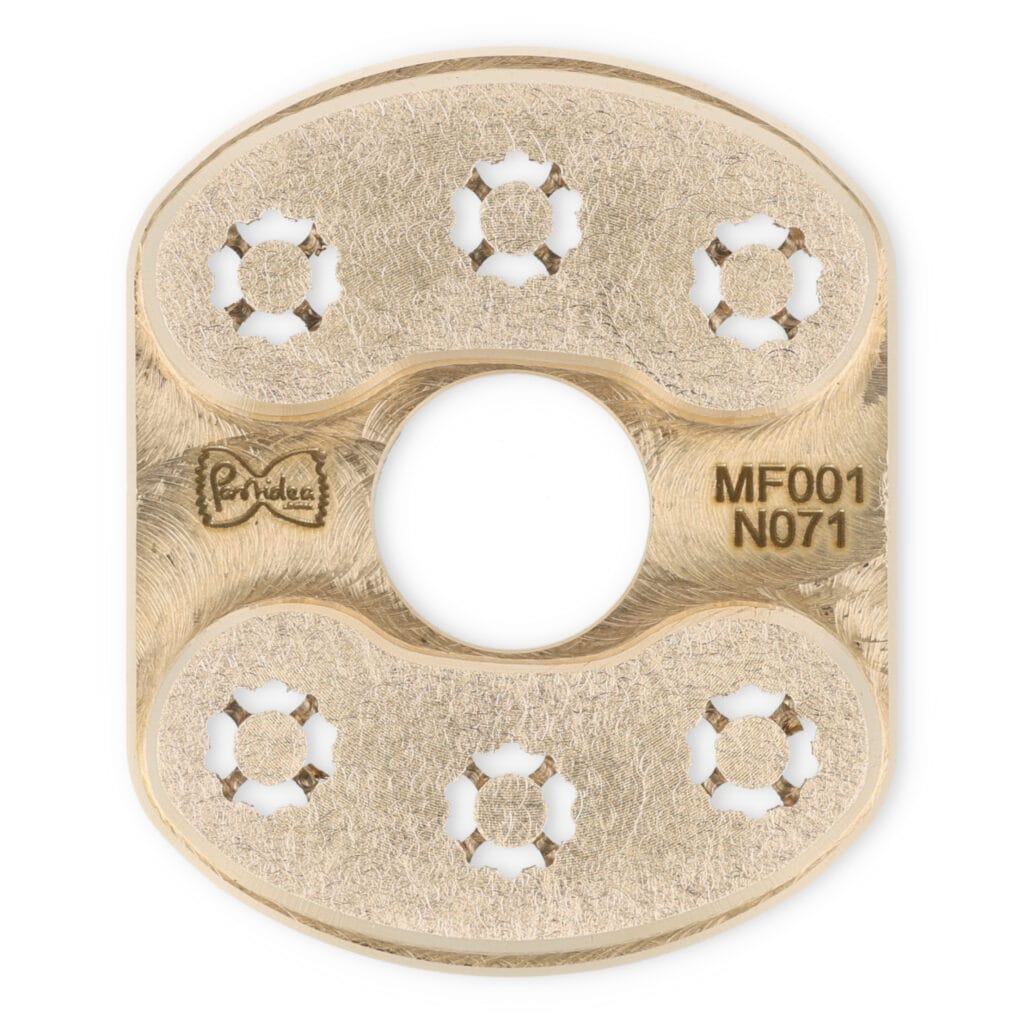 Pasta die insert [type 1] Sedanino Ridged » Pastidea